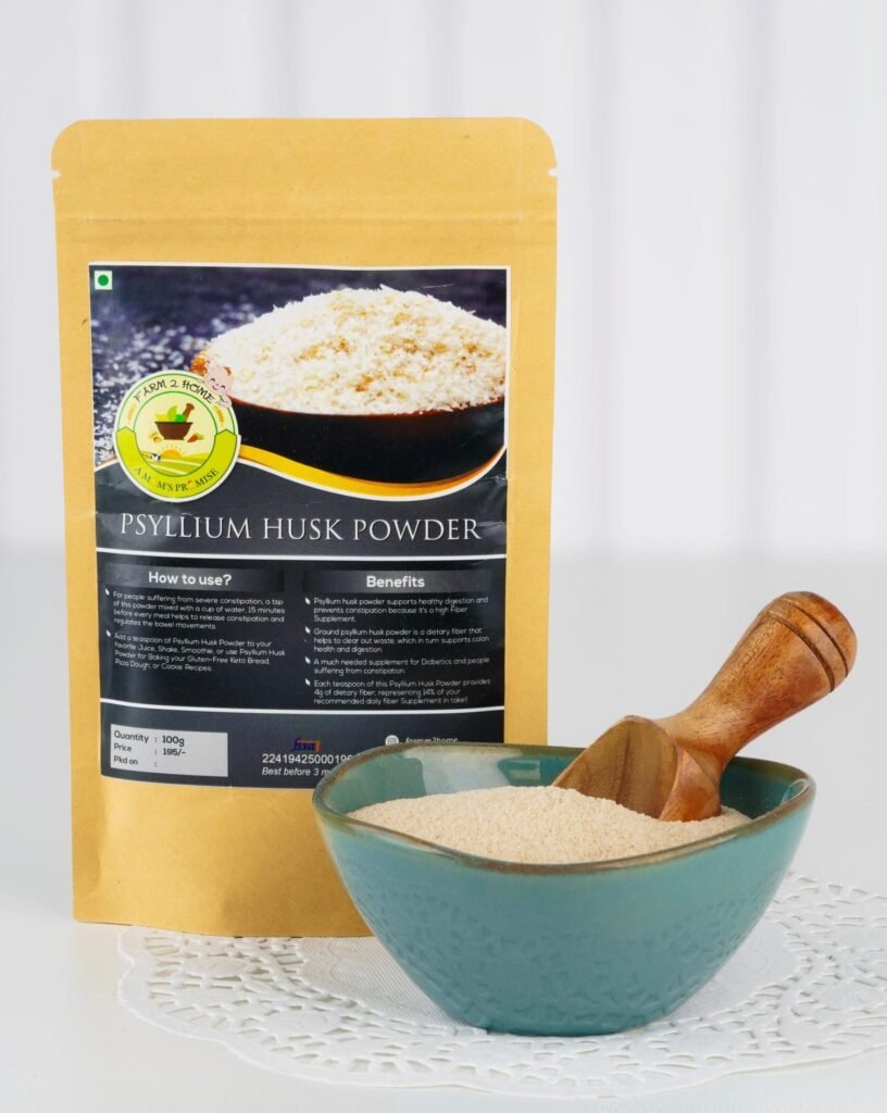 PSYLLIUM HUSK POWDER (100g) - Farm 2 Home