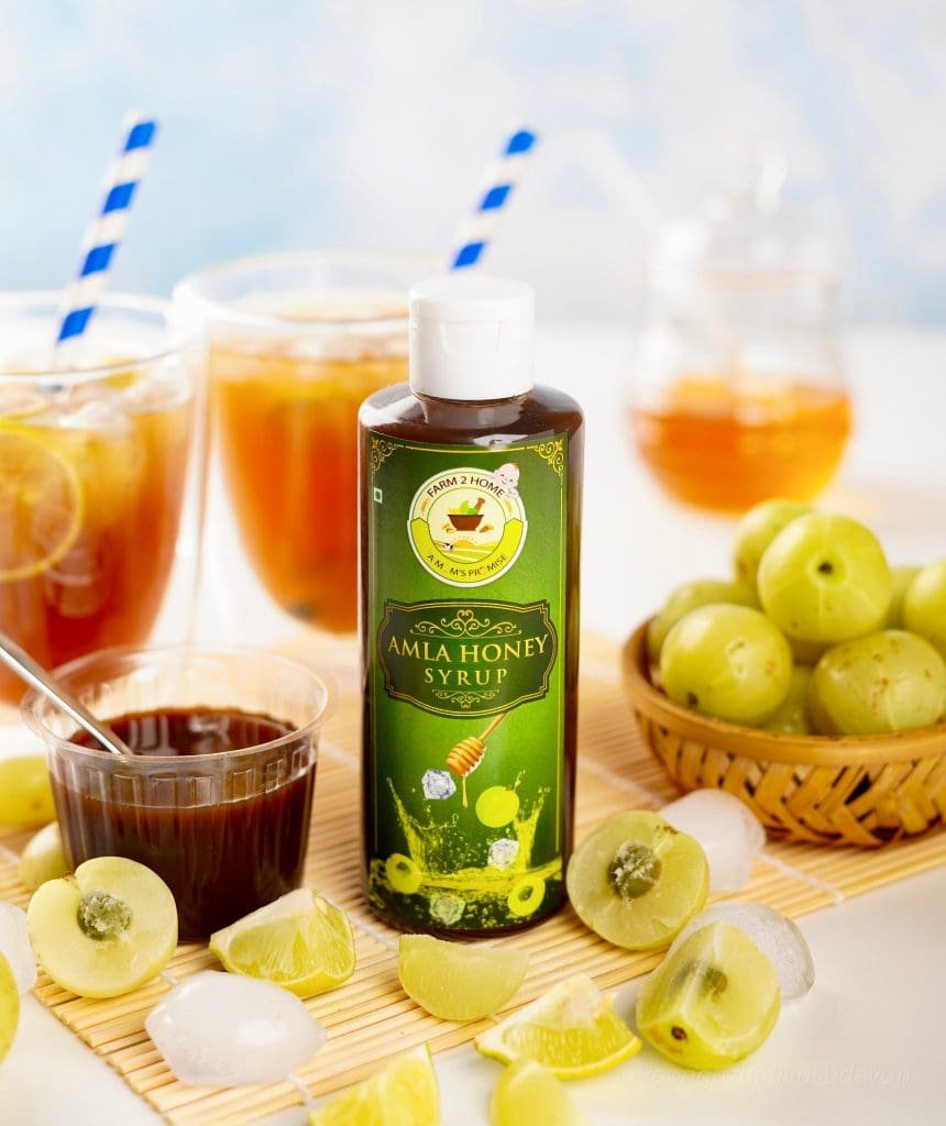AMLA HONEY SYRUP / AMLA SARBATH (200ml) - Farm 2 Home