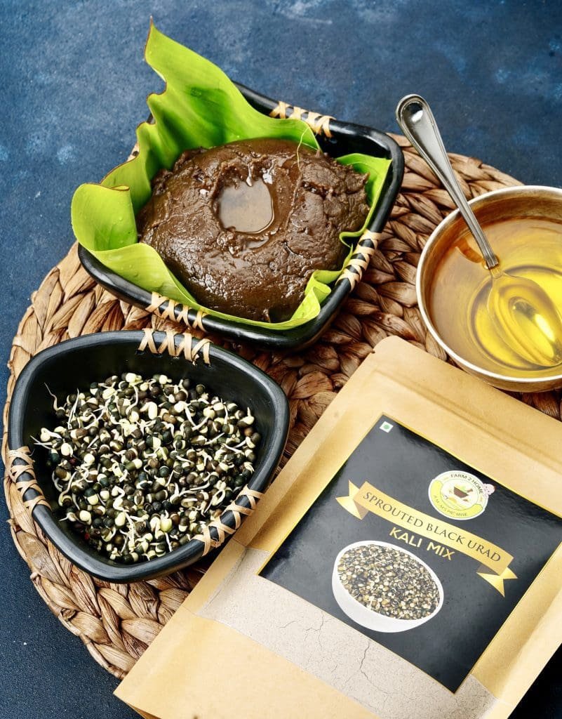 SPROUTED BLACK URAD KALI MIX / ULUNDHU KALI MIX (8 Months+) (250g ...