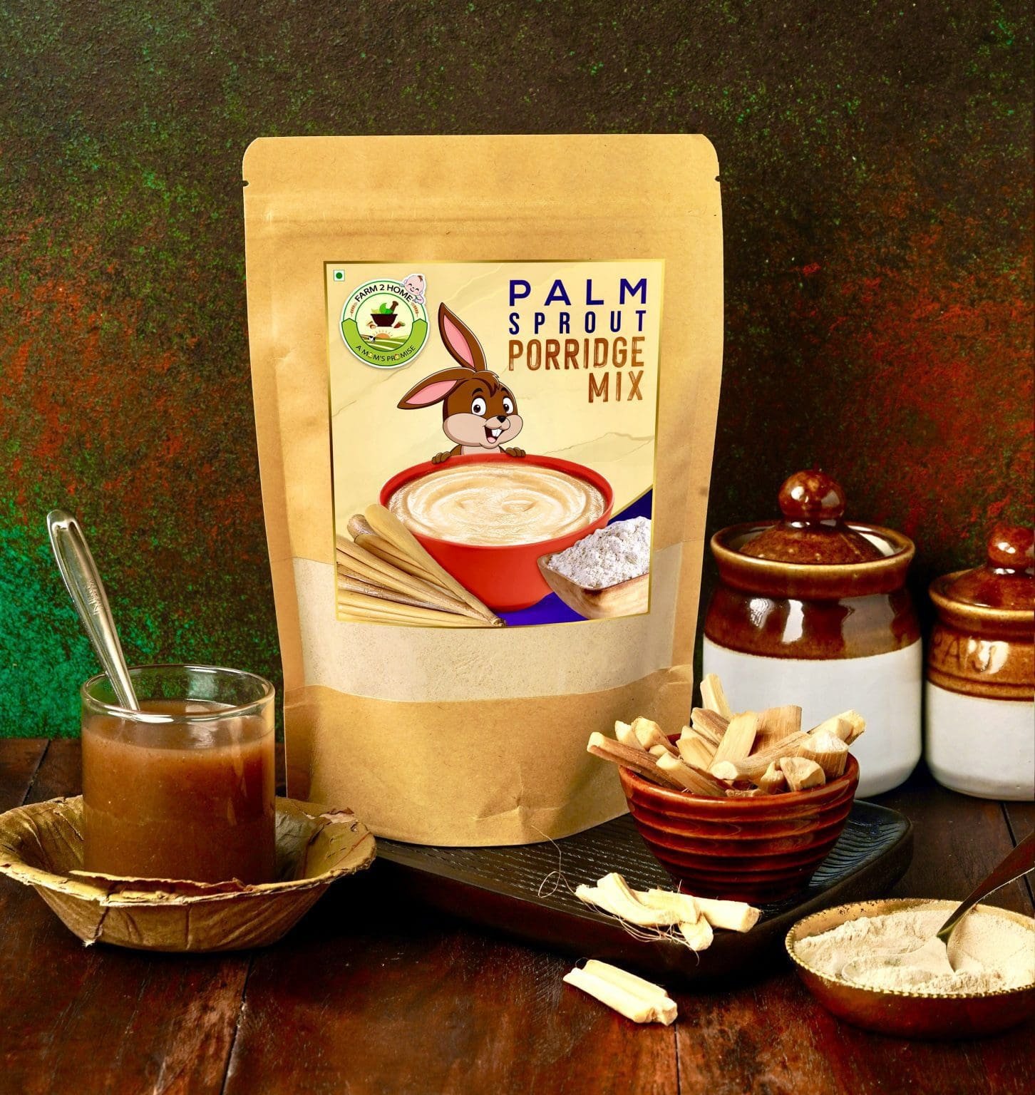 PALM SPROUT POWDER / PANANGKIZHANGU MAAVU (10 Months+)(250g) - Farm 2 Home