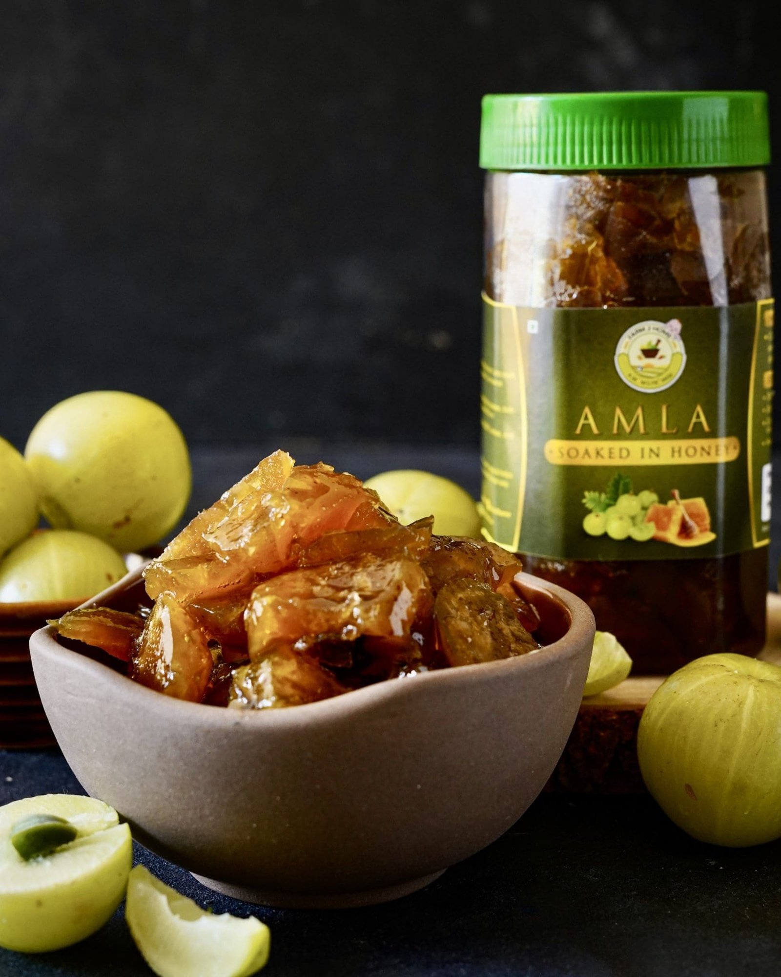 AMLA SOAKED IN HONEY (500g) - Farm 2 Home
